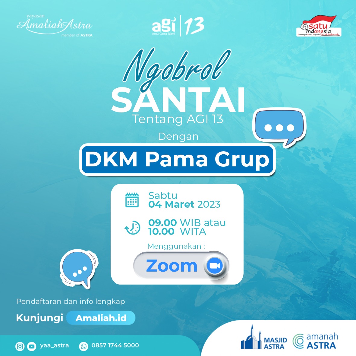 Ngobrol Santai AGI-13 2023 dengan DKM PAMA